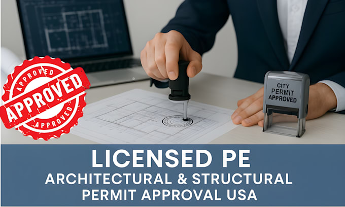 Review and stamp architectural drawings with licensed pe for usa permits by Ravenarc | Fiverr