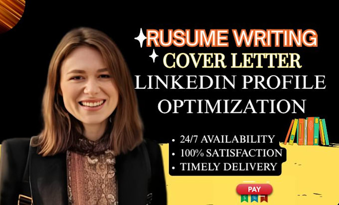 Write professional resume, cover letter, optimize linkedin by Publishing1pro | Fiverr