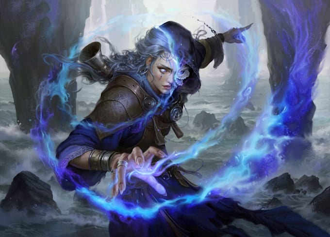 Do dnd character, concept art illustration for fantasy art by Meganall ...