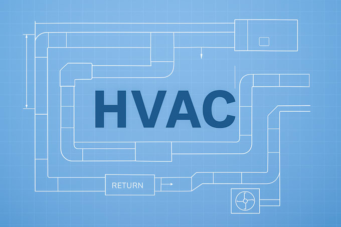 Hvac design, hvac design drafting, hvac load calc, duct design, permit ...