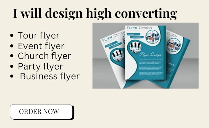 Design high converting tour flyer, party rental flyer and travel flyer ...