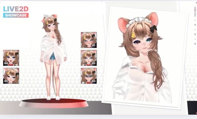 Draw and rig your vtuber model, live2d rigging, 3d vtuber model, 2d vtuber model by Gideonwork ...