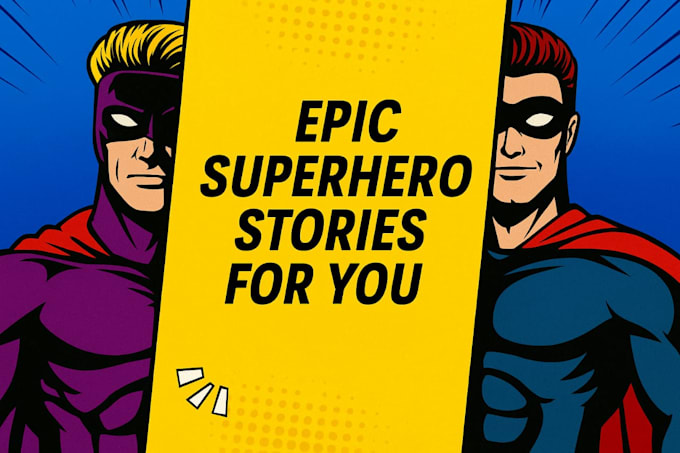 Write an engaging superhero story with original characters by ...