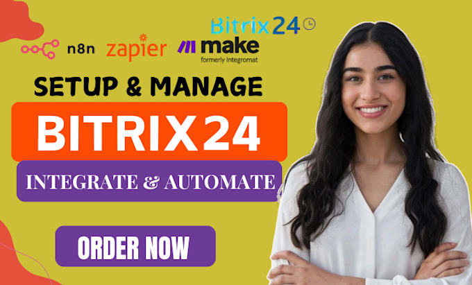 Be your bitrix24 crm expert for sales pipeline automation and ai integration by Roupfunnel | Fiverr
