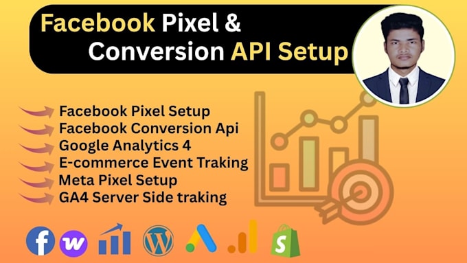 Setup conversion api meta pixel tracking facebook pixel by Servertraking | Fiverr