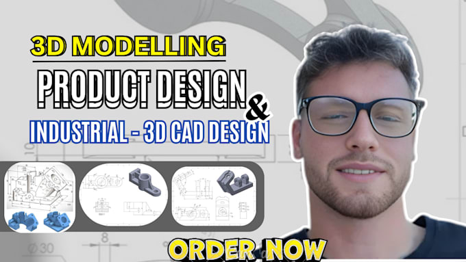Create professional 3d cad models, technical drawings, and industrial ...