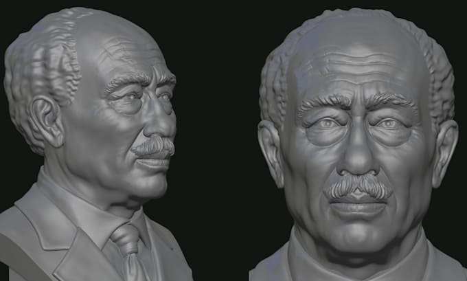 Sculpt realistic 3d bust, 3d face, 3d head, 3d full body model, 3d ...