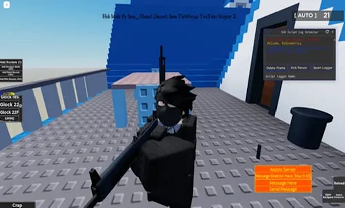 Roblox gun, gui system, combat system, roblox builder, roblox scripter by Emmaolmicheal | Fiverr