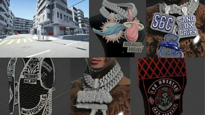 Erstellen sie fivem kleidung, mc kuttes mit patches biker westen, fivem ...