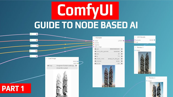 Comfyui stable diffusion, comfyui workflow, ai image comfyui, comfy ui api by Martin4495 | Fiverr