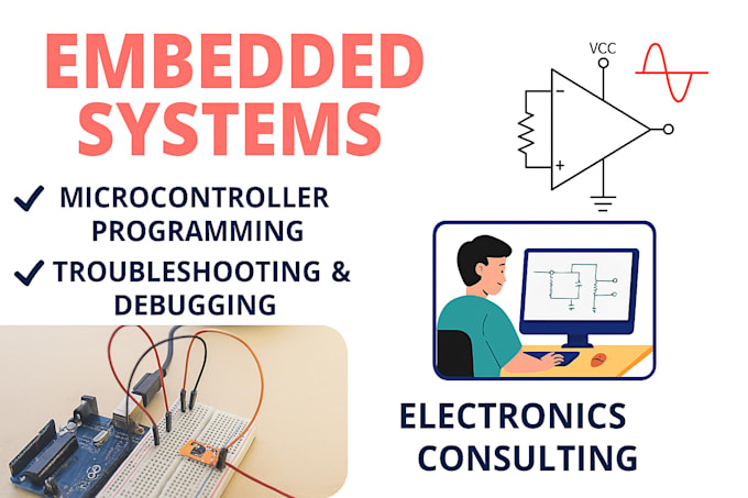 Design and program embedded systems and microcontroller projects by Jedlinkip | Fiverr