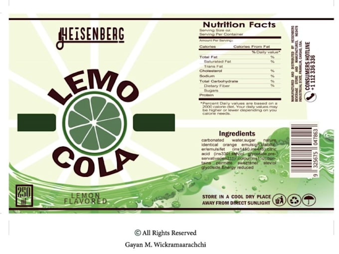 Design food product label design packaging label, beverages label with ...