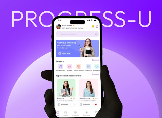 Develop kids learning app, learning app, ai learning app, subject ...