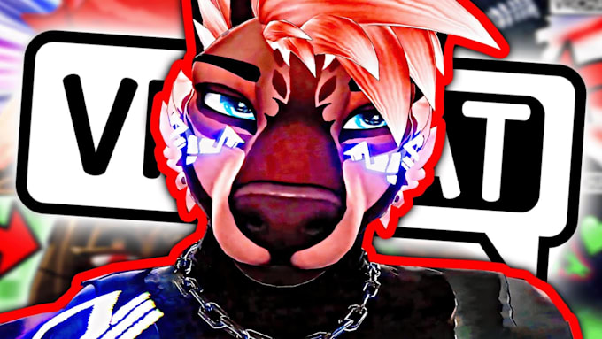 Do custom vrchat 3d model furry avatar anime character design vrc nsfw ...