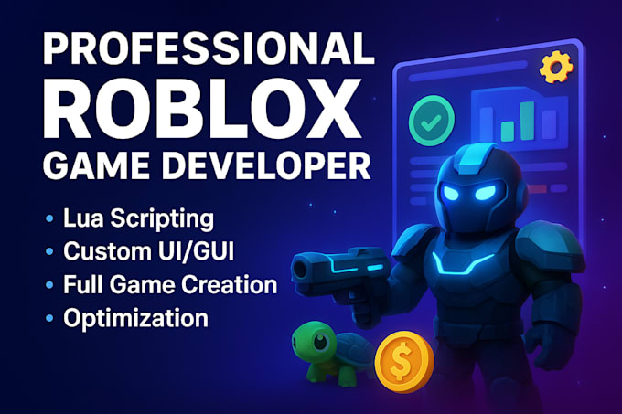 Create roblox vfx, lag free lua scripting, roblox game, gui ui ...