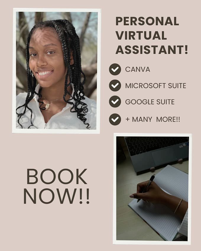 Be a personal virtual assistant by Mimi_fran | Fiverr