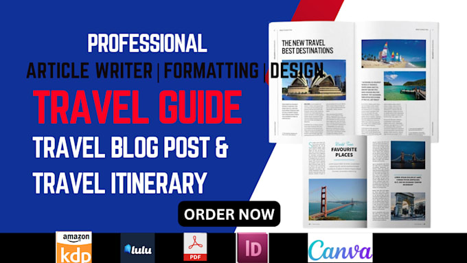 Write format design canva editable travel guide canva ebook travel ...