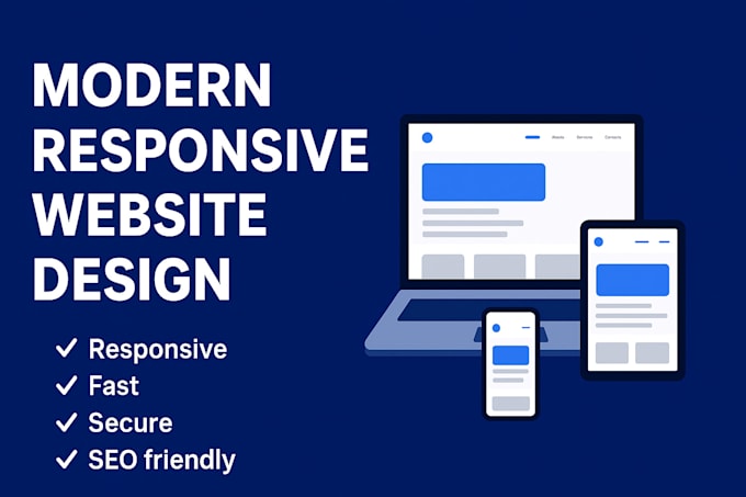 Design a professional responsive website by Syedtehzeeba | Fiverr