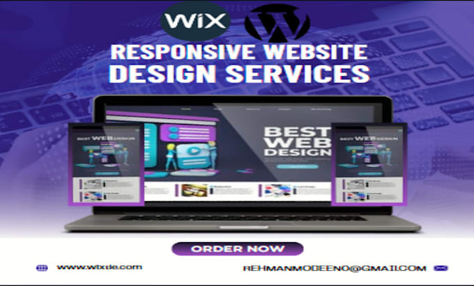 Design,redesign customized responsive wix websites by Mobeenweb | Fiverr