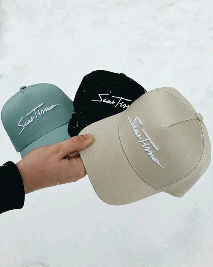 Design custom cap, hat mockups and embroidery ready cap designs by ...