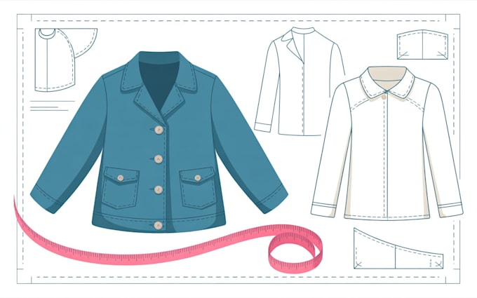 Be your sewing pattern maker pdf dxf fashion pattern for any type of ...