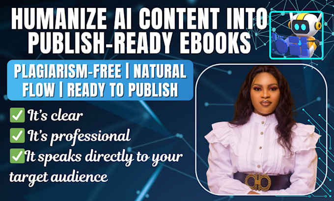 Rewrite and humanize ai content to original ebook writing ...