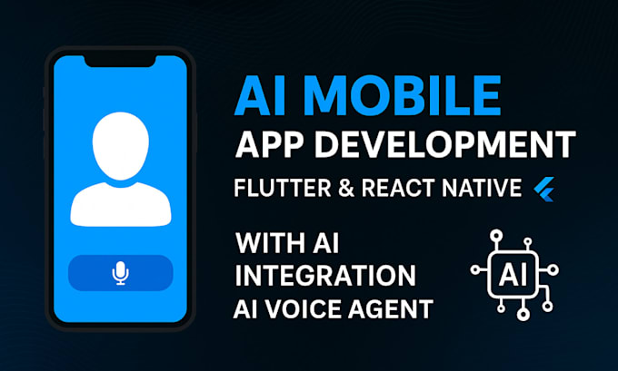 Ai voice agent app with flutter react native gpt elevenlabs twilio whisper api by Bepo_easy | Fiverr
