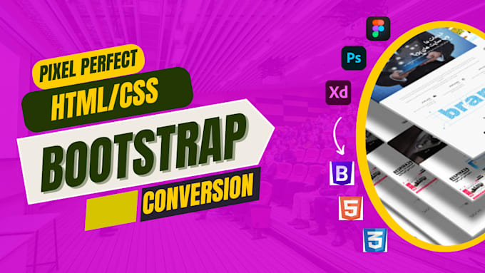 Convert psd, figma, xd into a responsive html website by Alishba__k ...