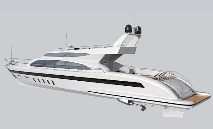 Modelo 3d de yate barco histórico arquitecto naval diseño en solidworks