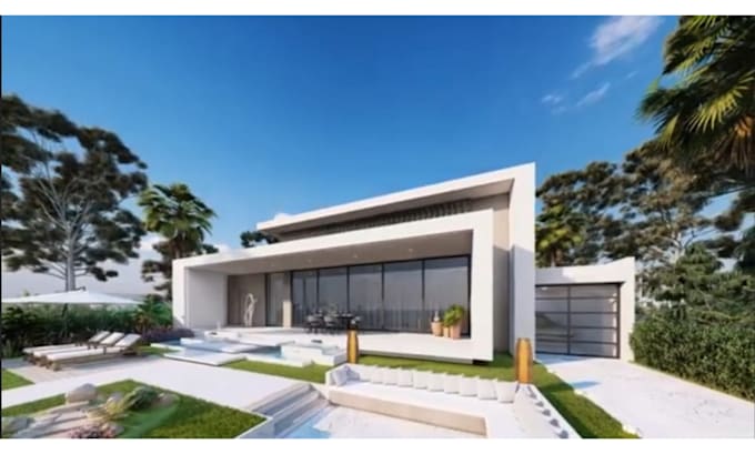 Design cgi pool rv park terrace front back yards revit patio garden 3d ...