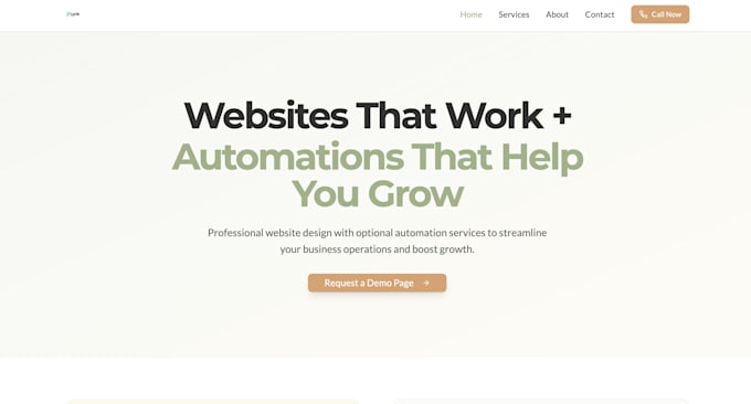 Design and build a professional responsive website with automation by ...