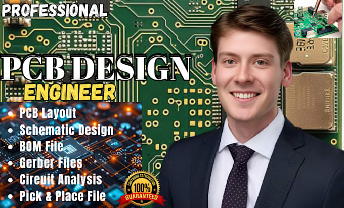 Design pcb layout, schematic circuit, gerber files in altium, easyeda, or kicad by Williamsdavid ...