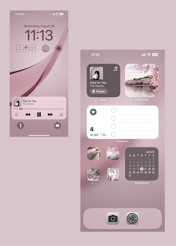 Create a custom ios home screen layout for you by Hwrldjay | Fiverr