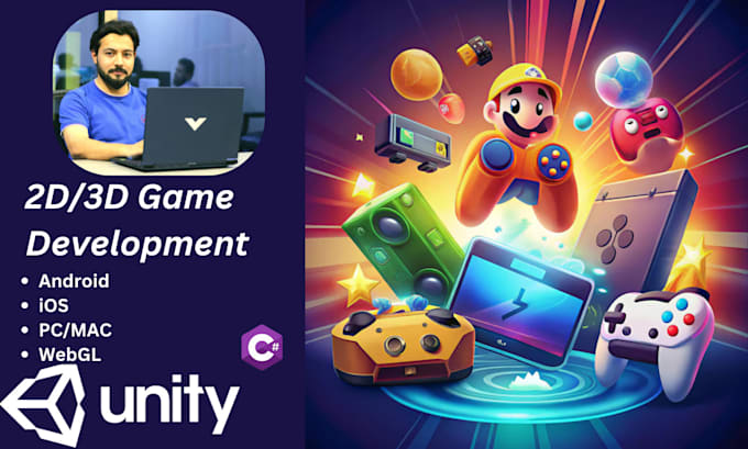 Provide unity game development, mobile games, pc games and prototyping ...