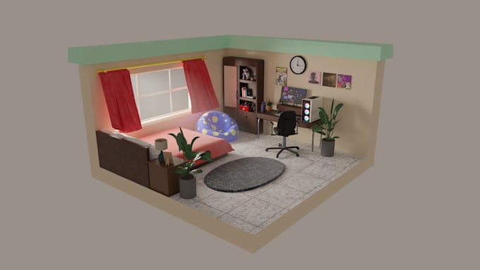 Make a isometric 3d rendering by Farrel_enzo | Fiverr