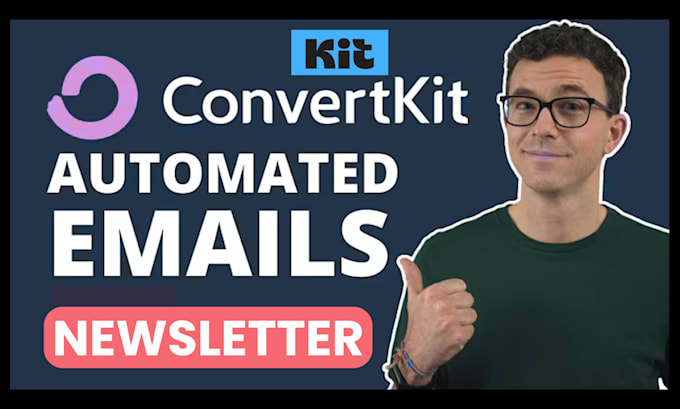 Do convertkit email newsletter template setup kit automation kit landing page by Alvarowinifred ...