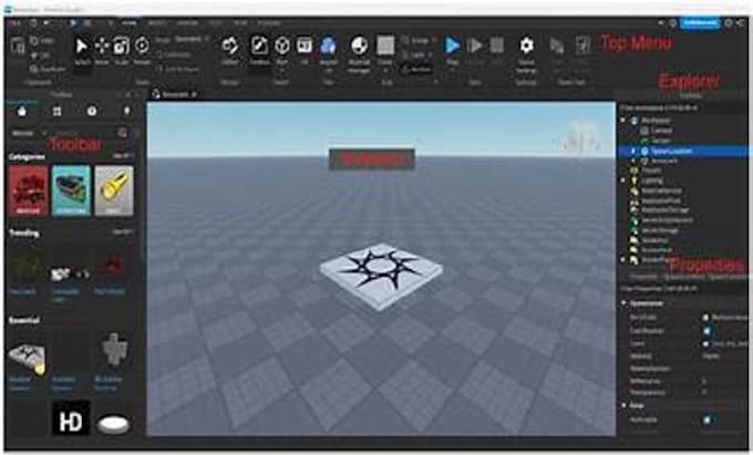 Build your model in roblox studio roblox game low poly map roblox map ...