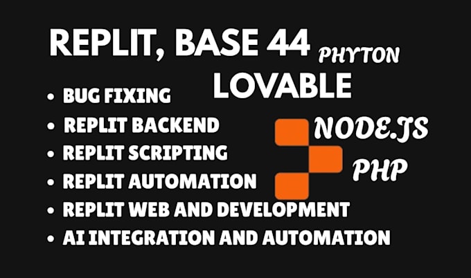 Create or modify app, webapps on replit loveable base44 using python nodejs php by Emma_nuelo09 ...