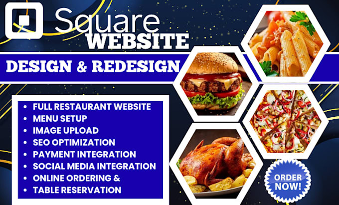 Build square online restaurant food delivery website square by Johanna ...