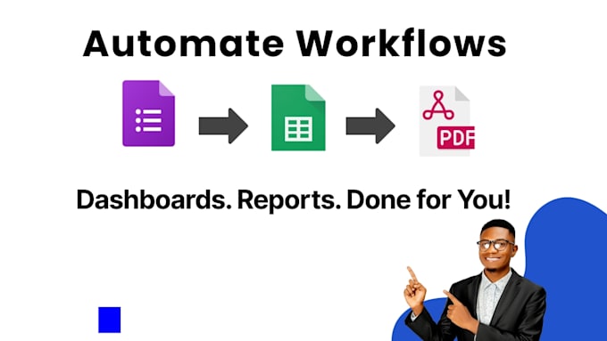 Automate business workflows with dashboards and reports by Israel_boateng | Fiverr
