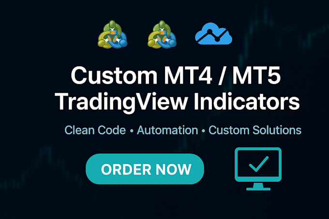 Develop custom mt4 mt5 tradingview indicators and automation tools by ...