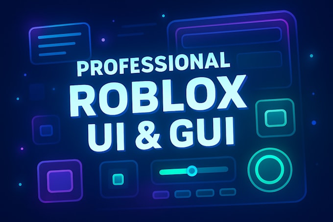 Design custom roblox ui and gui systems and roblox scripting by Oliviaclar | Fiverr