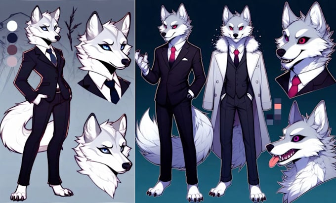 Fursona ref sheet furry reference sheet anthro ref sheet furry ref ...