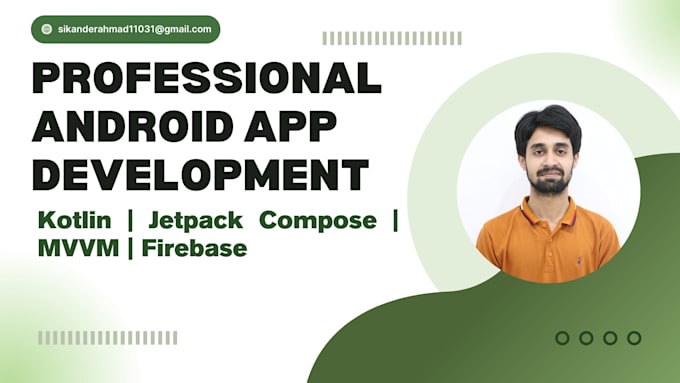 Build modern android apps using jetpack compose and mvvm architecture by Sikanderahma351 | Fiverr