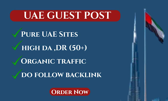 Provide quality uae guest posts with powerful uae backlinks by Shano_5 ...