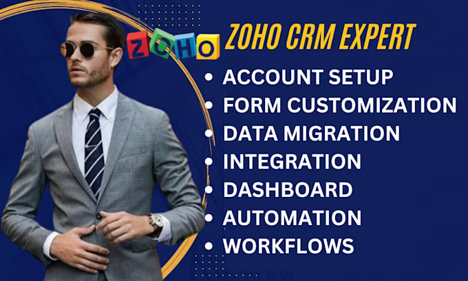 Set up and customize your zoho crm, zoho forms, zoho campaigns and zoho ...