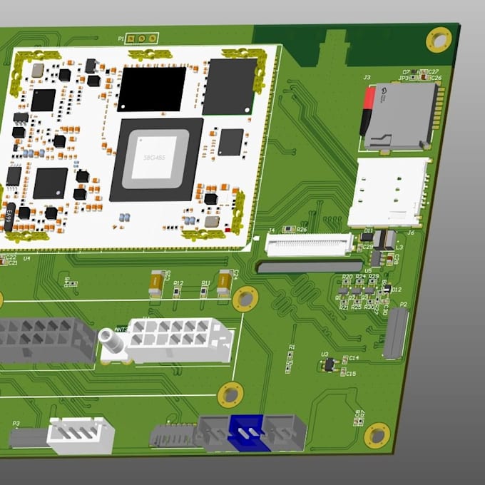 Design pcb layout schematic circuit board for iot ,robotics ,drones , wearables by Smithsmithoi ...