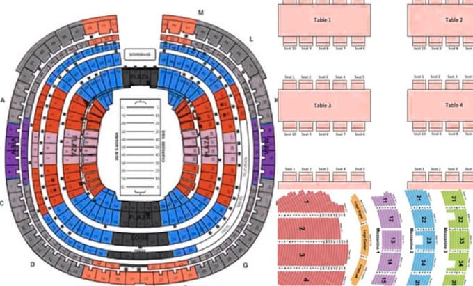 Do beautiful event seating chart, floor plan, wedding plan of ...