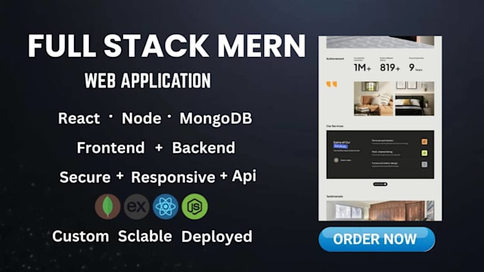 Do react js, next js, typescript web app frontend or full stack mern development by Hr_isaac ...