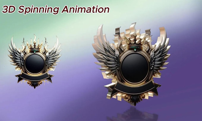 Create a 3d spinning or 3d rotating logo animation loop by Digen ...